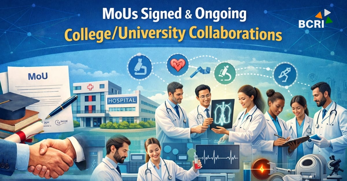 BCRI Collaborations & Credentials | MoUs, Colleges, LSSSDC, MSME, ISO